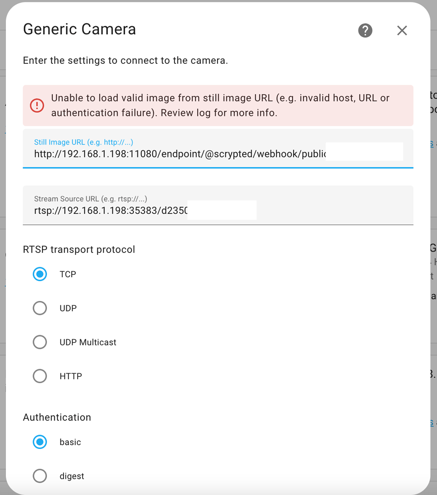 Camera from Scrypted in Home Assistant - Configuration - Home Assistant ...