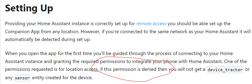 Enable device (PHONE) tracking after setting up HA app (Android) - Home ...