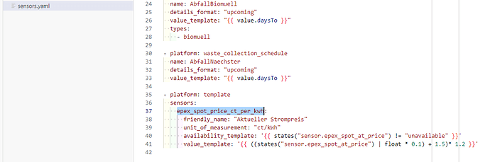 EPEX Spot and Awattar Electricity Prices - Custom Integrations - Home ...