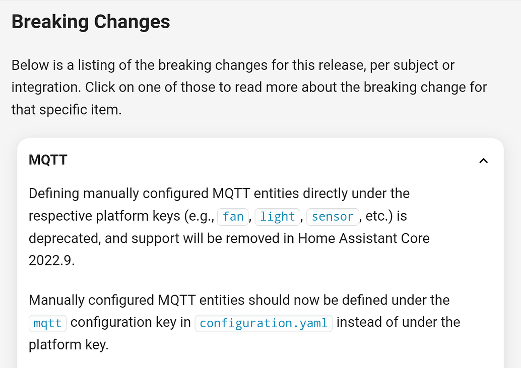 Please Move The Configuration To The Mqtt Integration Key And Restart Home Assistant To Fix This