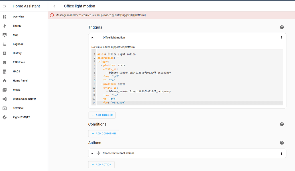 How to add a delay before executing an action? - Configuration - Home ...