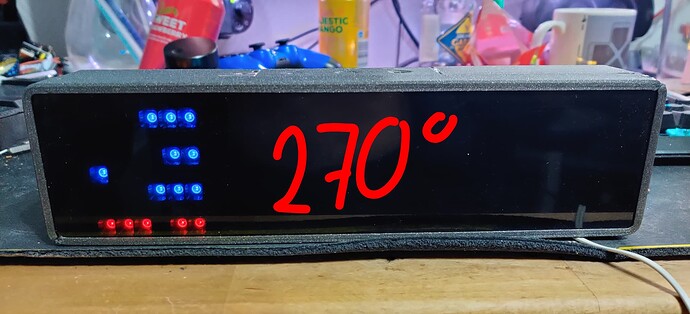 A simple DIY status display with an 8x32 RGB LED - ESPHome - Home ...