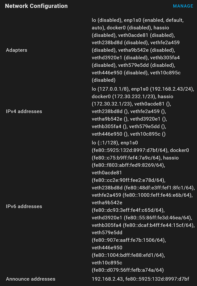 HAOS Network related issues - Configuration - Home Assistant Community