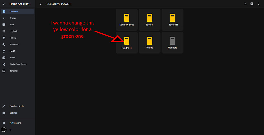 Help with active button color - Frontend - Home Assistant Community
