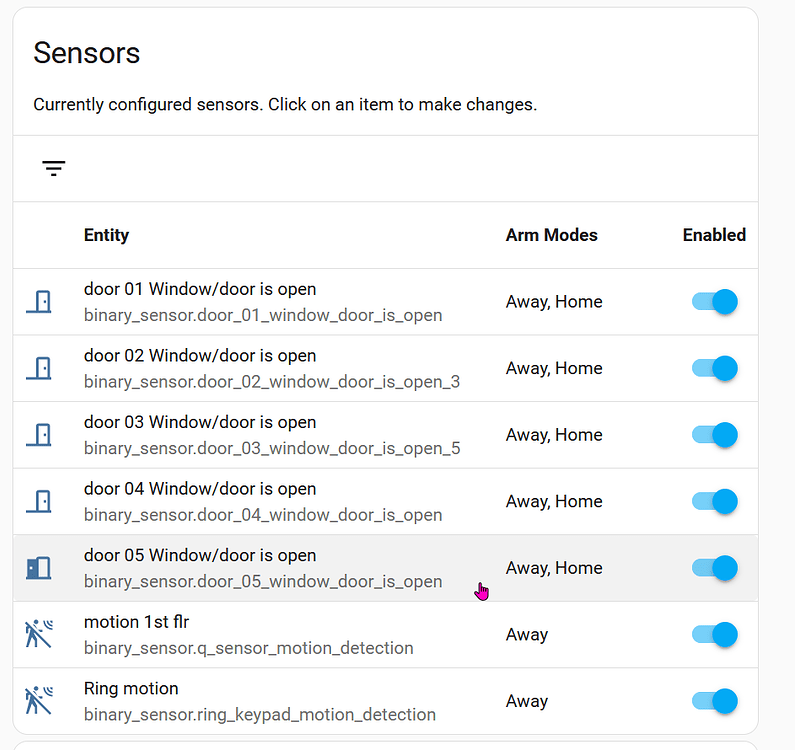 How to have Alarmo tell me which sensors are opened? - Configuration - Home Assistant Community
