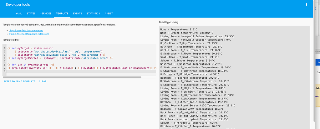 Sorting Sensors By Area In Template Frontend Home Assistant Community 