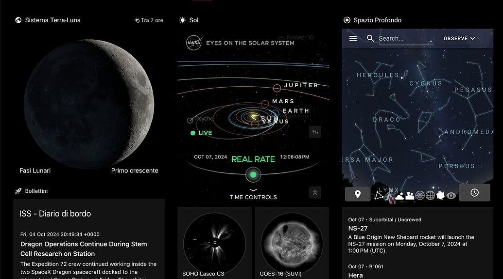 Help and suggestions for an Astronomy Dashboard - Dashboards & Frontend ...