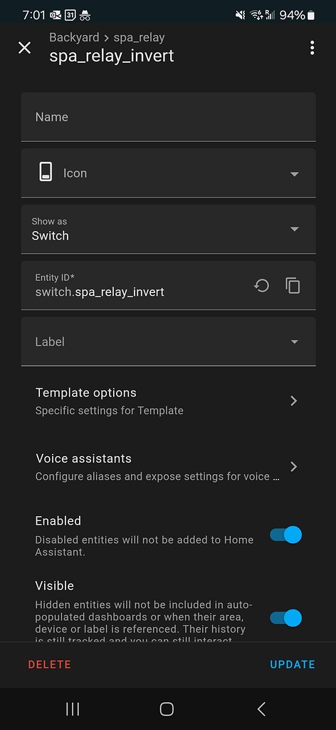 Inverted switch helper - Configuration - Home Assistant Community