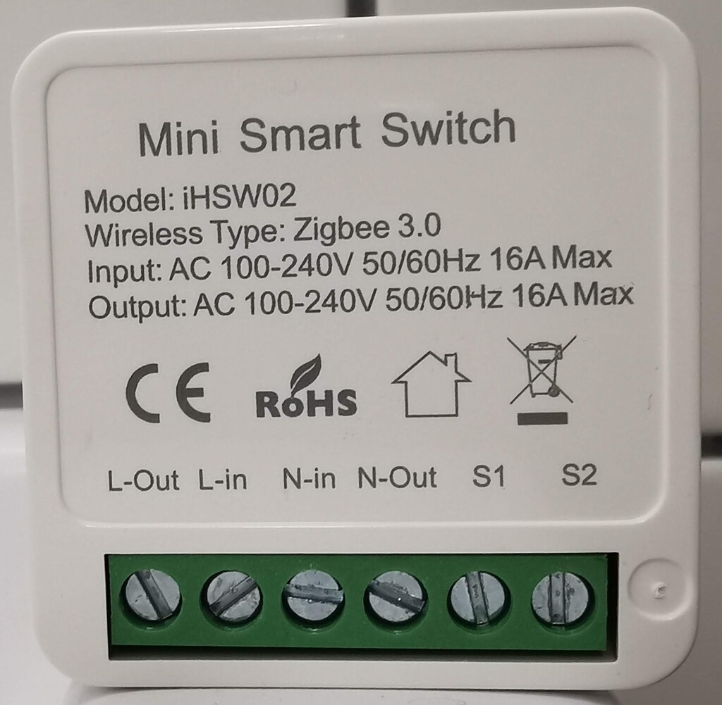 Mini smart switch iHSW02 not sending additional info - Hardware - Home ...