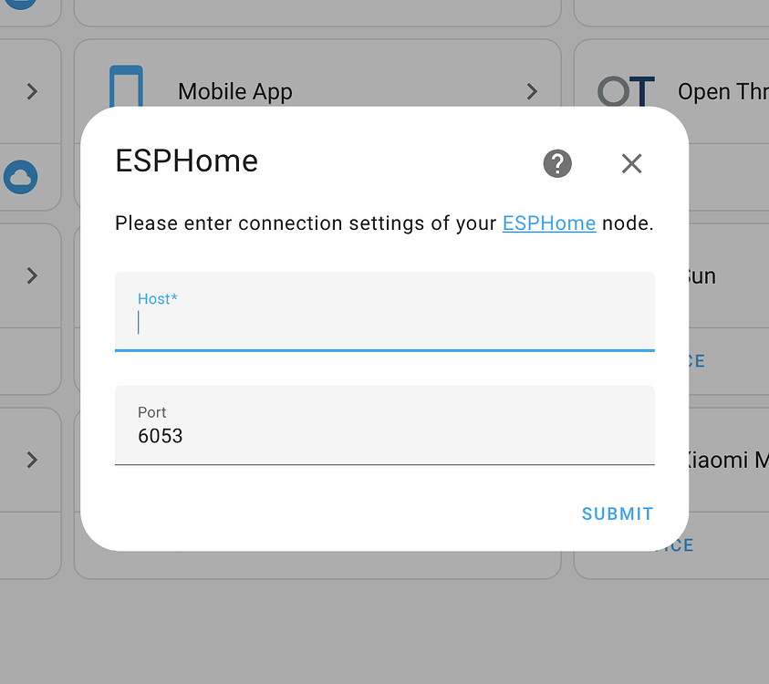 Host Name For The Esphome Addon Configuration Home Assistant Community