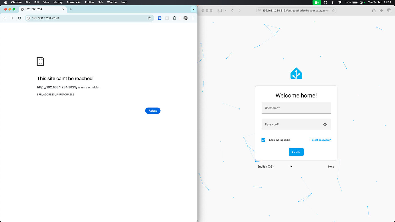 [solved] Homeassistant Local 8123 Not Working In Mac Chrome Home Assistant Community
