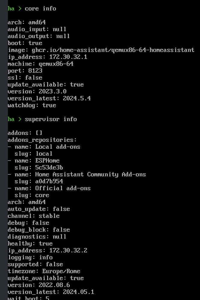 Running An Older Version Of Home Assistant Os Both Core And Supervisor Configuration Home