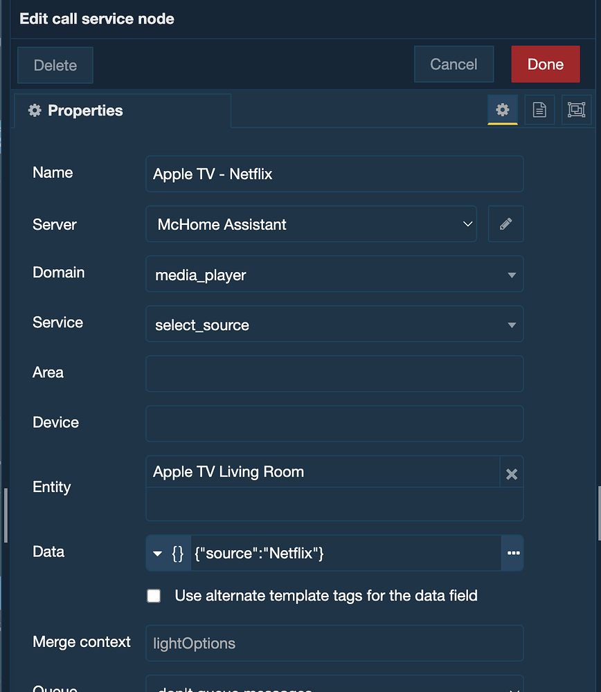 Apple TV - Find Source Name - Node Red - Node-RED - Home Assistant Community