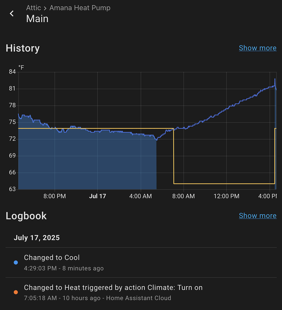 Hvac Being Set To Heat By Home Assistant Cloud Configuration Home Assistant Community