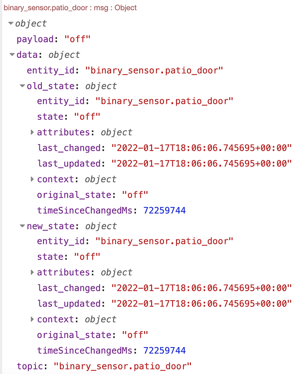 How Do I Pass Data From State Node And Use This In Notification Need Some Basic Help Node Red