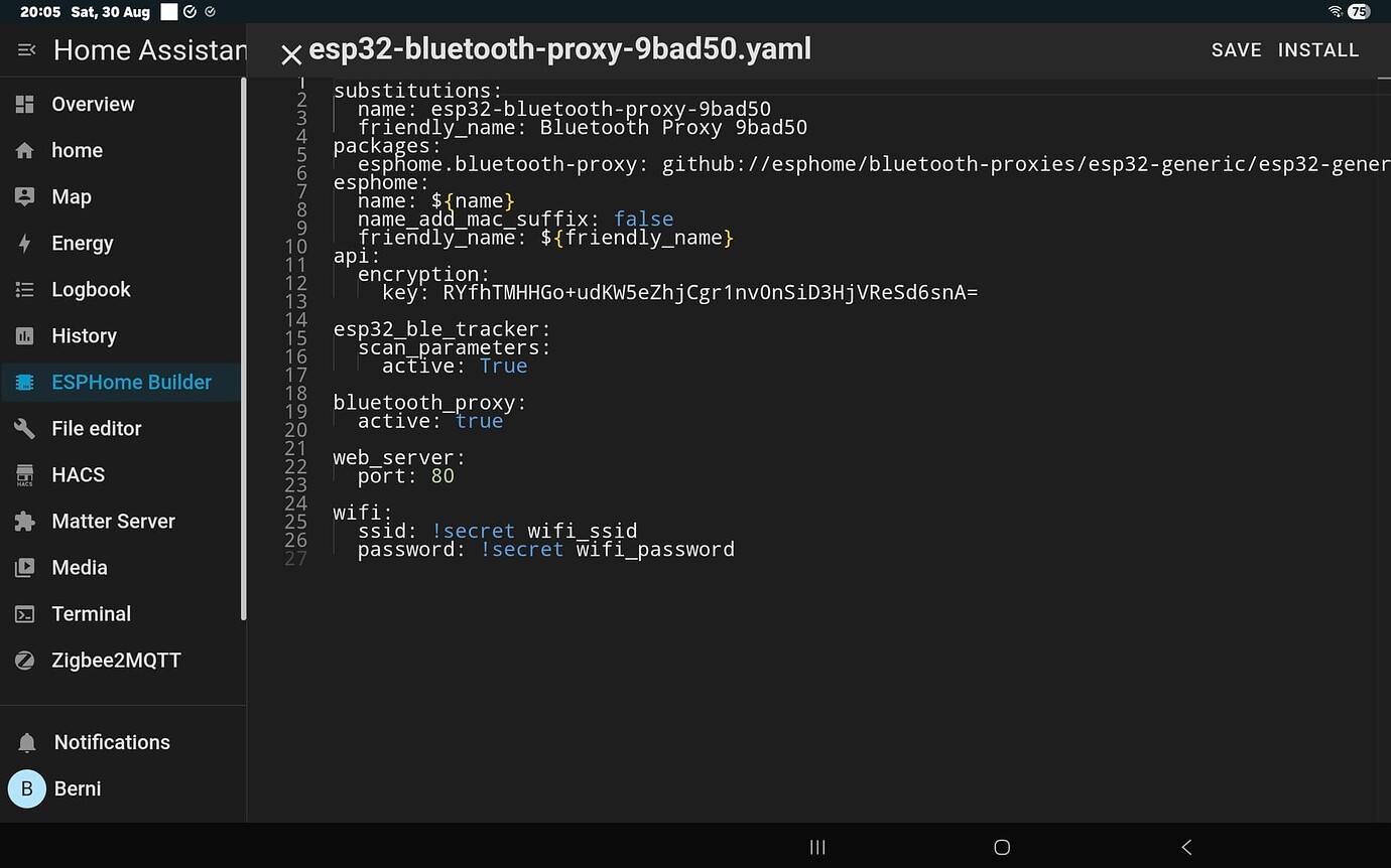 Bluetooth Proxy. how to enable device - Configuration - Home Assistant ...