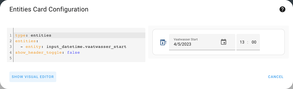 Input Date Time Lovelace Formatting Frontend Home Assistant Community