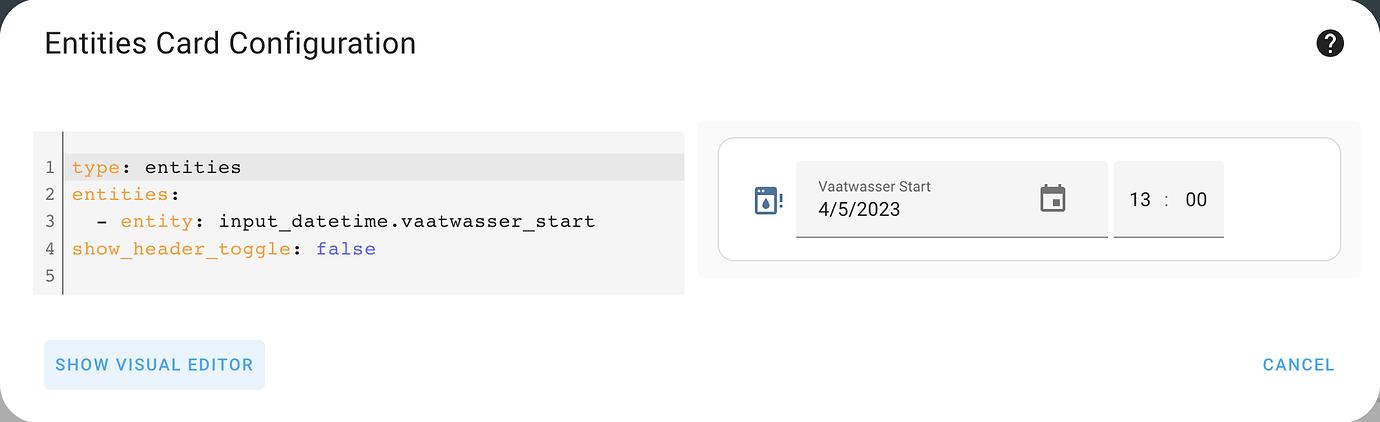 Input Date Time Lovelace Formatting Frontend Home Assistant Community