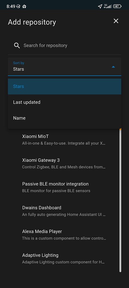 Integration filters and/or sorting system - Feature Requests - Home ...