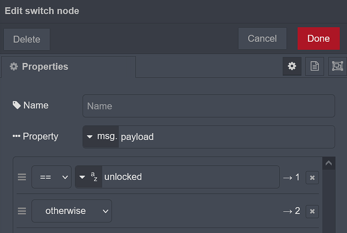 Node red change node boolean problem - Node-RED - Home Assistant Community