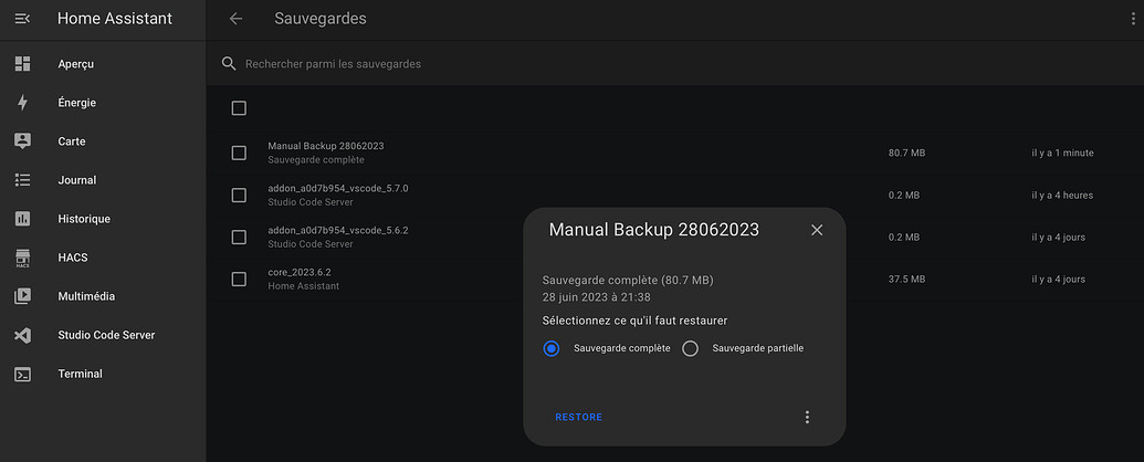 Bakup Of The Whole Ha Configuration Configuration Home Assistant Community