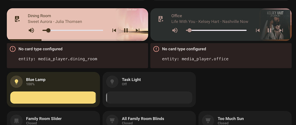 Auto-entities and filtered list of mini-media-players - Frontend - Home ...