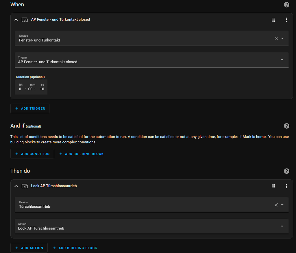 Create automation that locks door on dashboard? - Configuration - Home ...