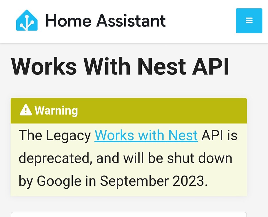 Need help about a Google Nest integration issue - Configuration - Home Assistant Community