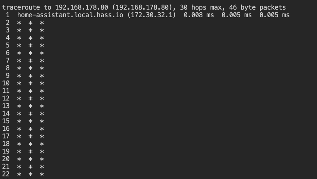 Unable to ping one address within the network - Configuration - Home Assistant Community