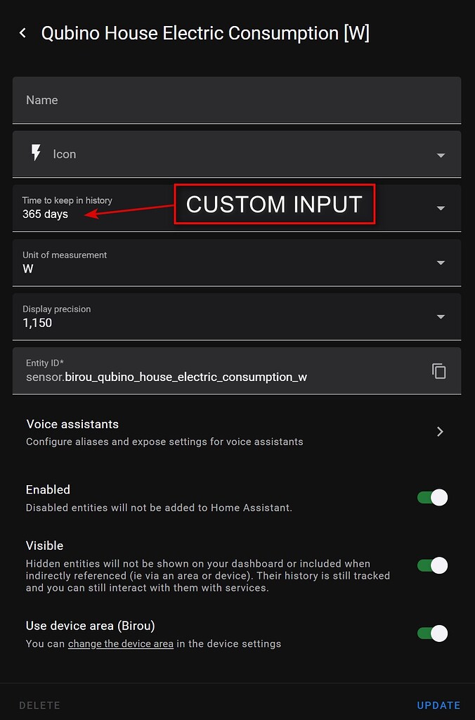 Custom Recorder History For Entities Feature Requests Home Assistant Community