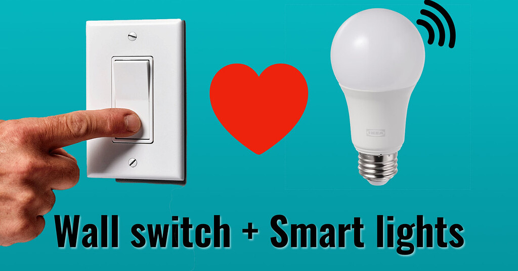 Using physical wall switch with smart lamps - Hardware - Home Assistant ...