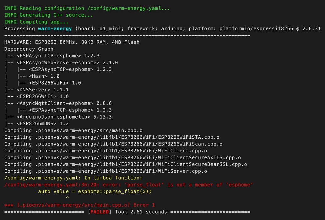 Esphomeparsefloat Error Esphome Home Assistant Community