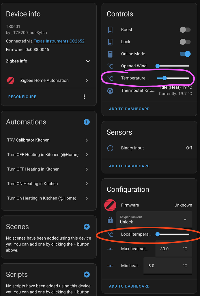 TS0601 TRV two different temperature offsets? - Hardware - Home Assistant Community
