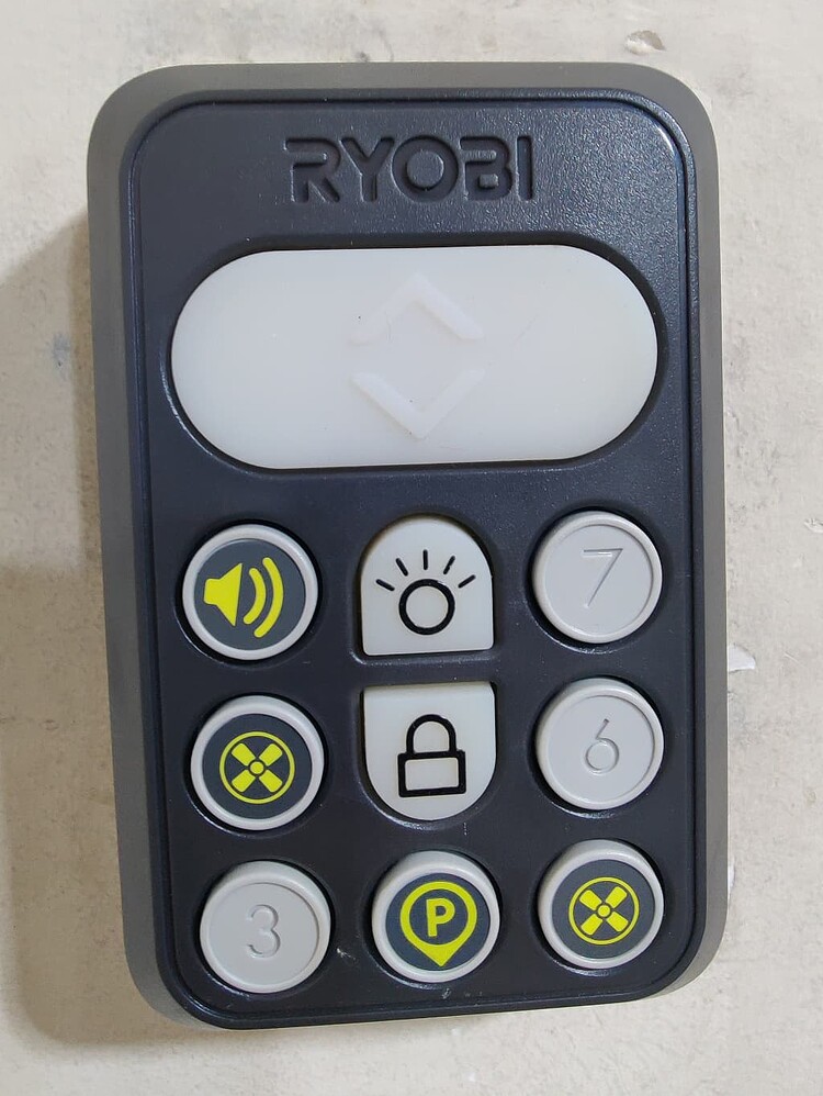 Controlling Ryobi GDO Garage Door via HA - Custom Integrations - Home ...