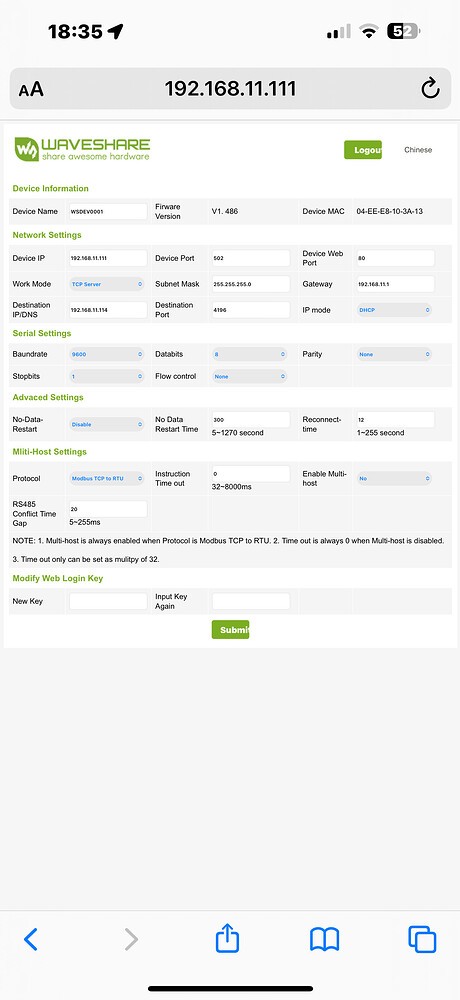 Growatt via ModBus (over TCP) - Configuration - Home Assistant Community