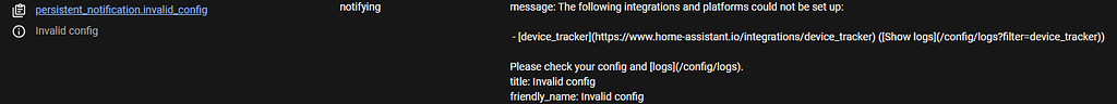 Persistent_notification.invalid_config - Mobile Apps - Home Assistant ...