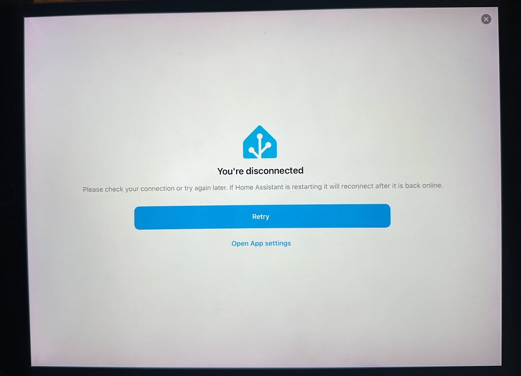 Youre Disconnected After Last 2025 07 Update Home Assistant Companion For Apple Home