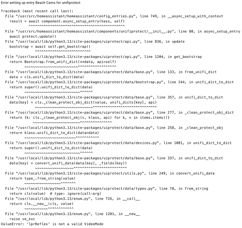 Unifi Protect integration no longer getting temp values - Configuration - Home Assistant Community