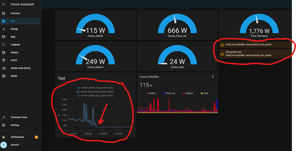Atome key to follow energy used - Configuration - Home Assistant Community