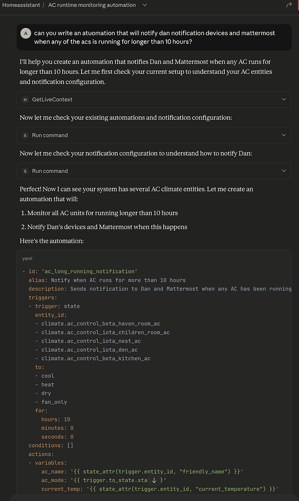 Combine MCP server and SSH to give your LLM powers to edit configurations and control your home ...