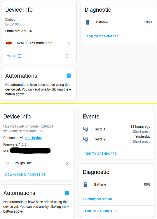 Add Event Support for Hue Wall Switch via AVM FRITZ!SmartHome Integration - Feature Requests ...