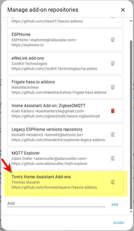 Missing repository for an installed add-on - Configuration - Home Assistant Community