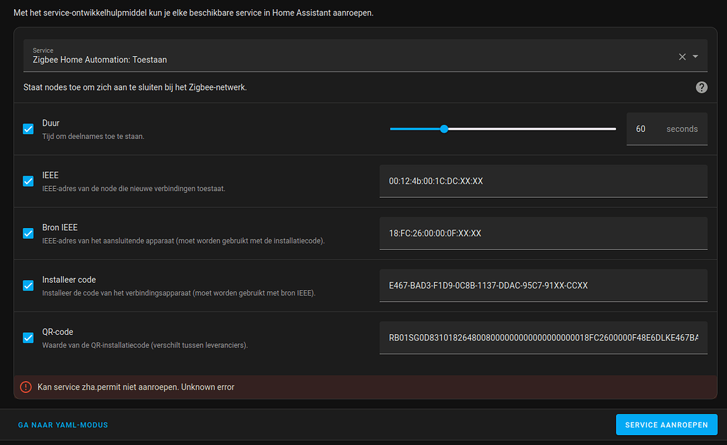 Zigbee Device Provisioning By Scanning Qr Code Use Native Qr Scanner Via Camera From Zhas