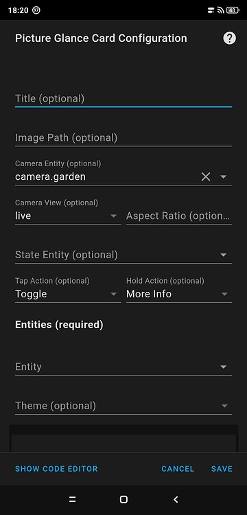 How to automate camera.snapshot for a generic camera card ...