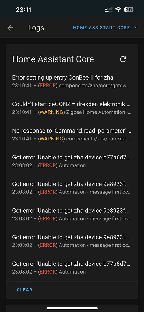 Conbee Unable to start DeConz - Zigbee - Home Assistant Community