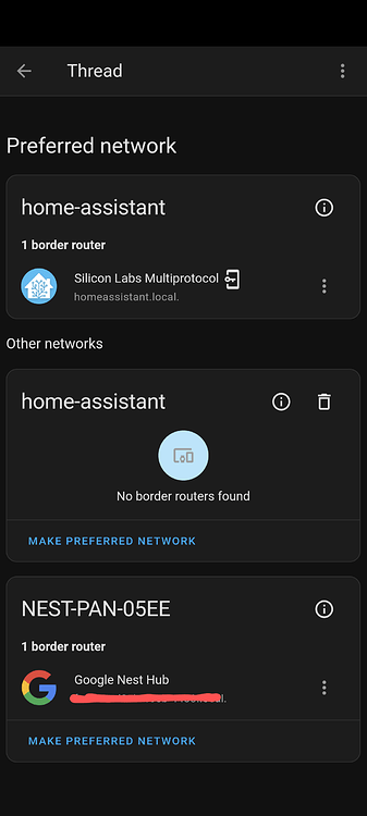 Combine Thread networks - Configuration - Home Assistant Community