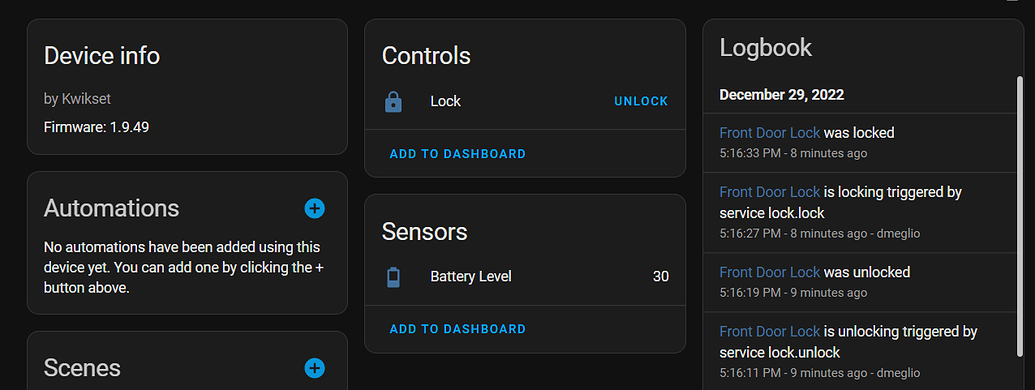 Kevo Plus door locks now working in Home Assistant - Third party ...