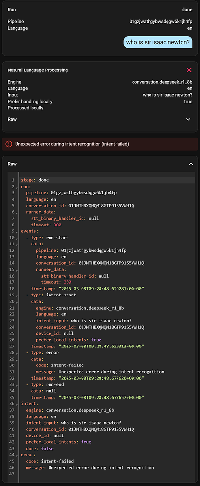Help: Local AI Voice Assistant - Intent error - Voice Assistant - Home Assistant Community