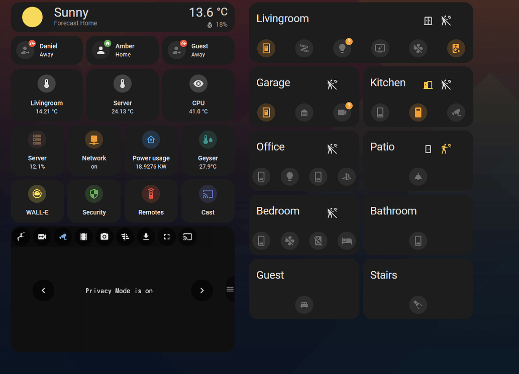 Card Rooms - show yours - Dashboards & Frontend - Home Assistant Community