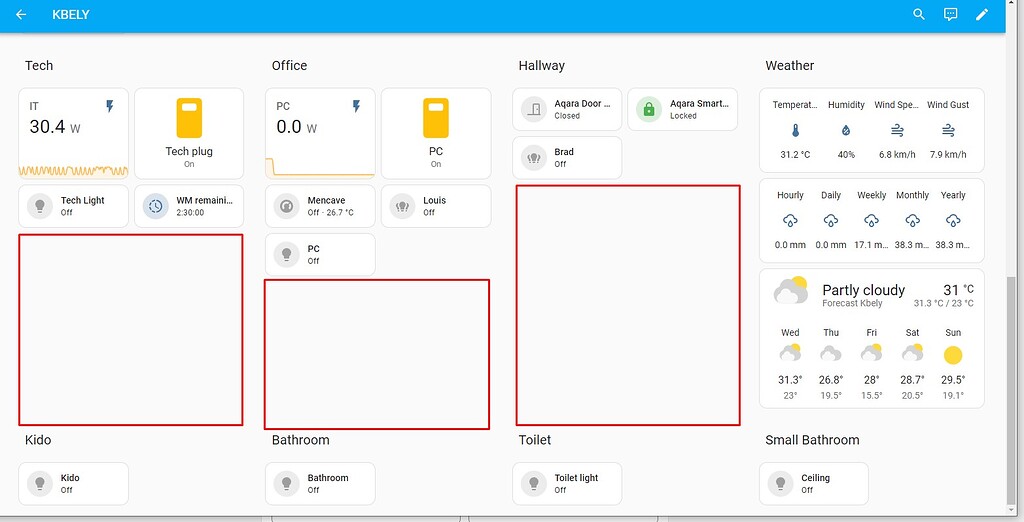 Gaps Between Sections In Dashboard Frontend Home Assistant Community